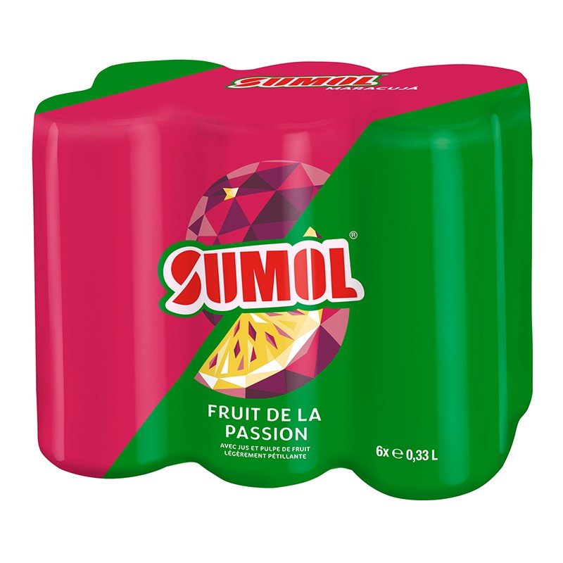 Sumol Sparkling Drink Passion Fruit Flavour Pack 330Ml X 6 – Atlantico ...