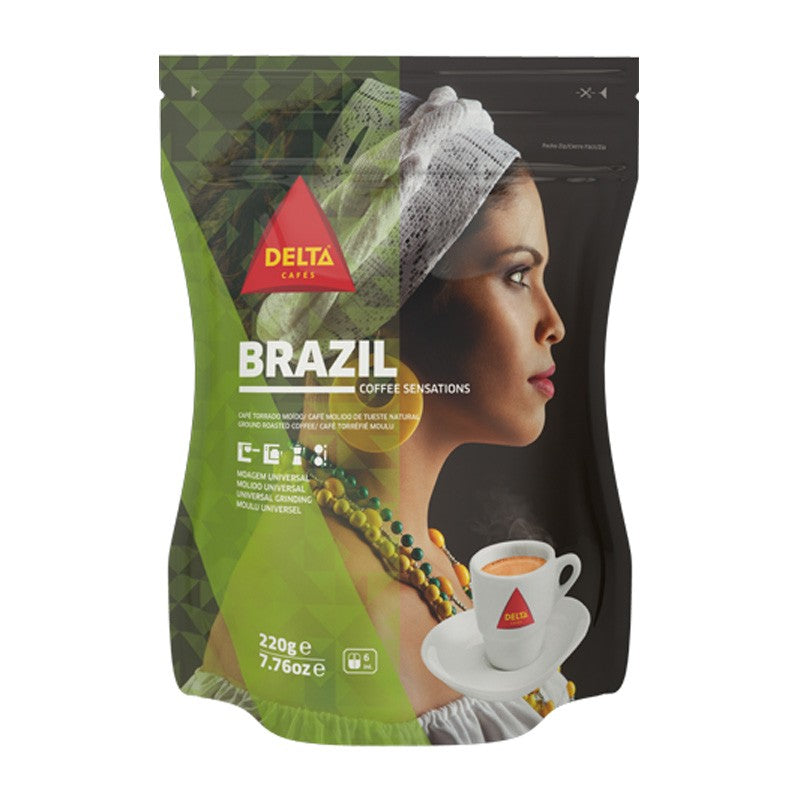 Delta Brazil Origin Ground Coffee Sachet 220G – Atlantico Food & Drinks