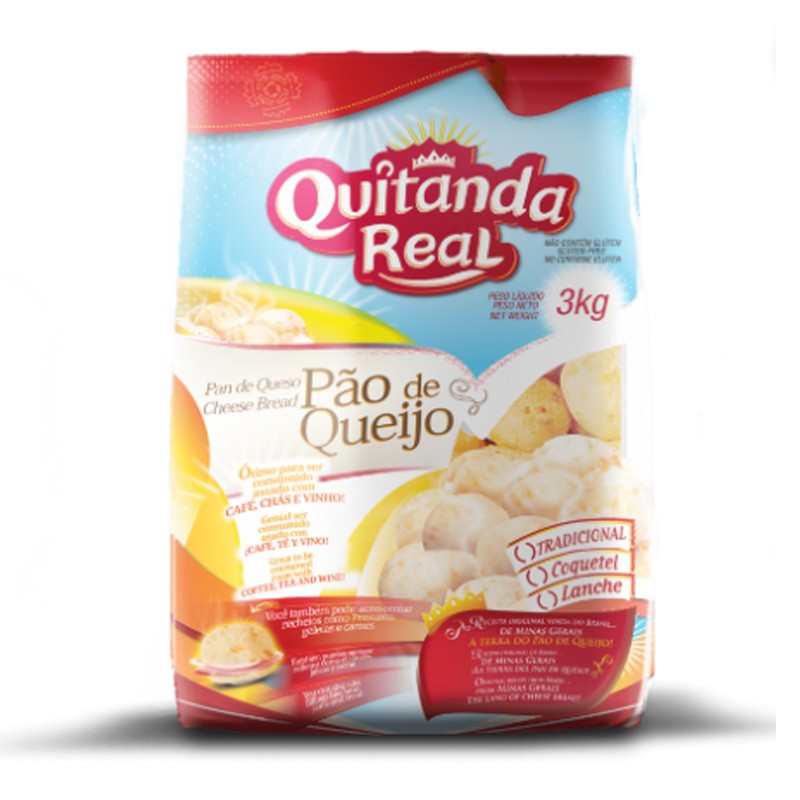 Cheese Bread Super Lanche Raw Quitanda Real 3Kg – Atlantico Food & Drinks