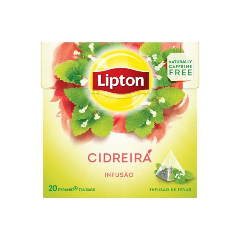 Lipton Tea Box Lemon Balm ("Cidreira") Flavour With 20 Sachets ...