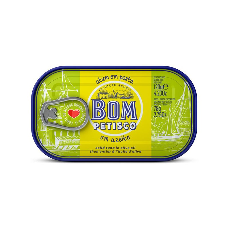 Bom Petisco Tuna In Olive Oil 120G Tin – Atlantico Food & Drinks