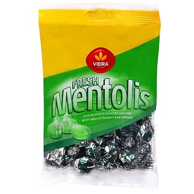 Menthol Drops Mentolis Vieira Sachets 100G – Atlantico Food & Drinks