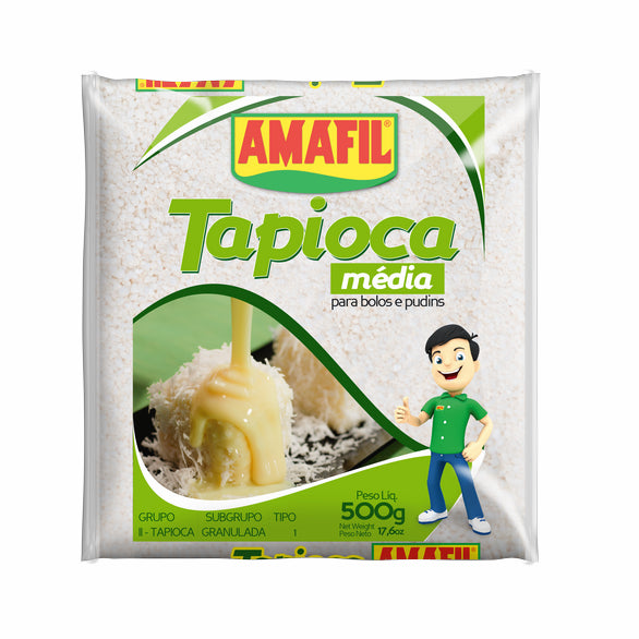 Tapioca Medium Granules Amafil 500G – Atlantico Food & Drinks